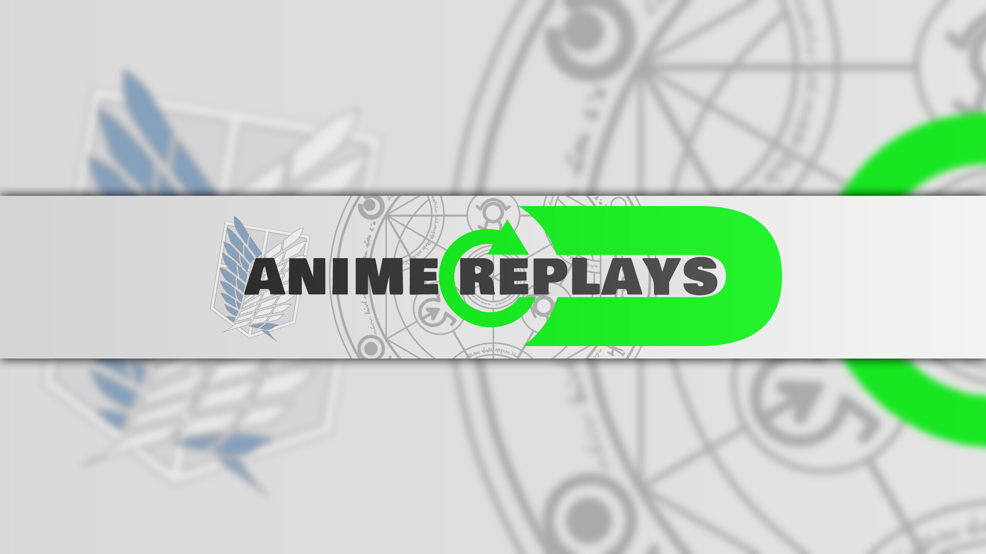 ArtStation - 'Anime Replays' YouTube banner