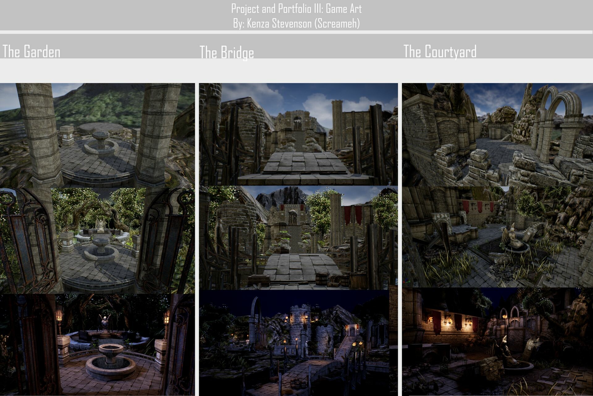 ArtStation - Level and lighting design, Infinity Blade assets