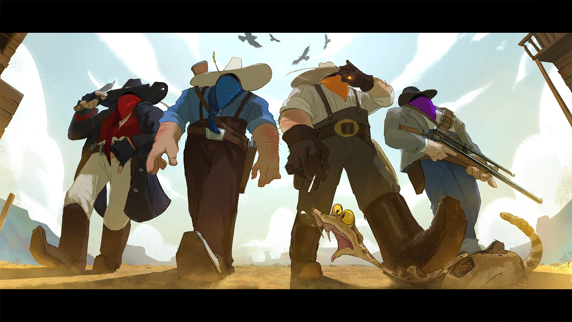 ArtStation - Cowboy Paint - The Boys