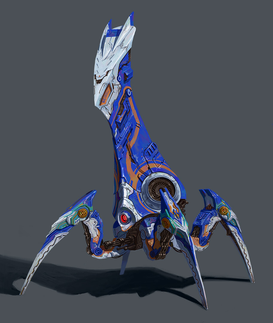 ArtStation - spider-type mecanic