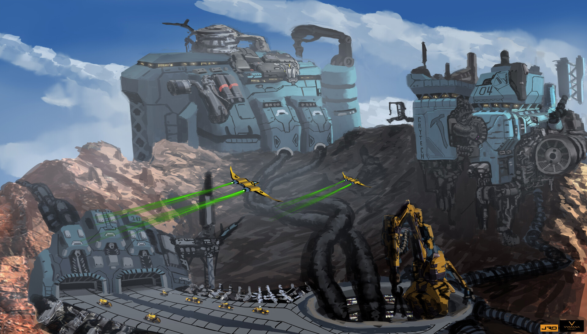 ArtStation - Crytech Mining Industry