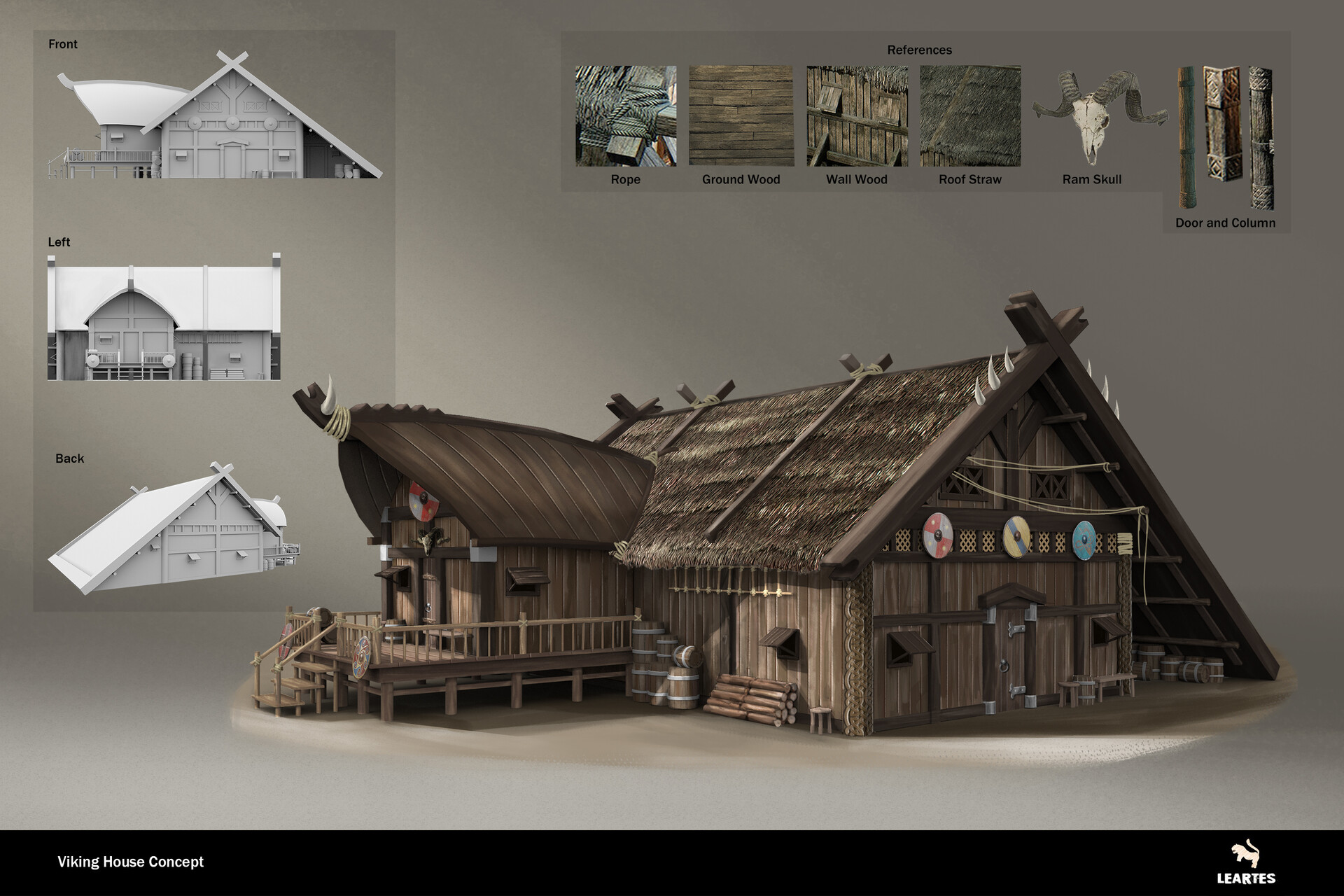 Leartes Studios - Viking House 01 / Unreal Engine 4