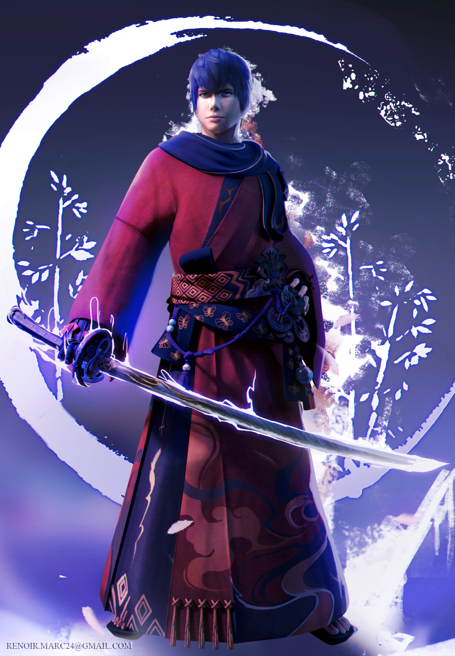 ArtStation - FFXIV Samurai