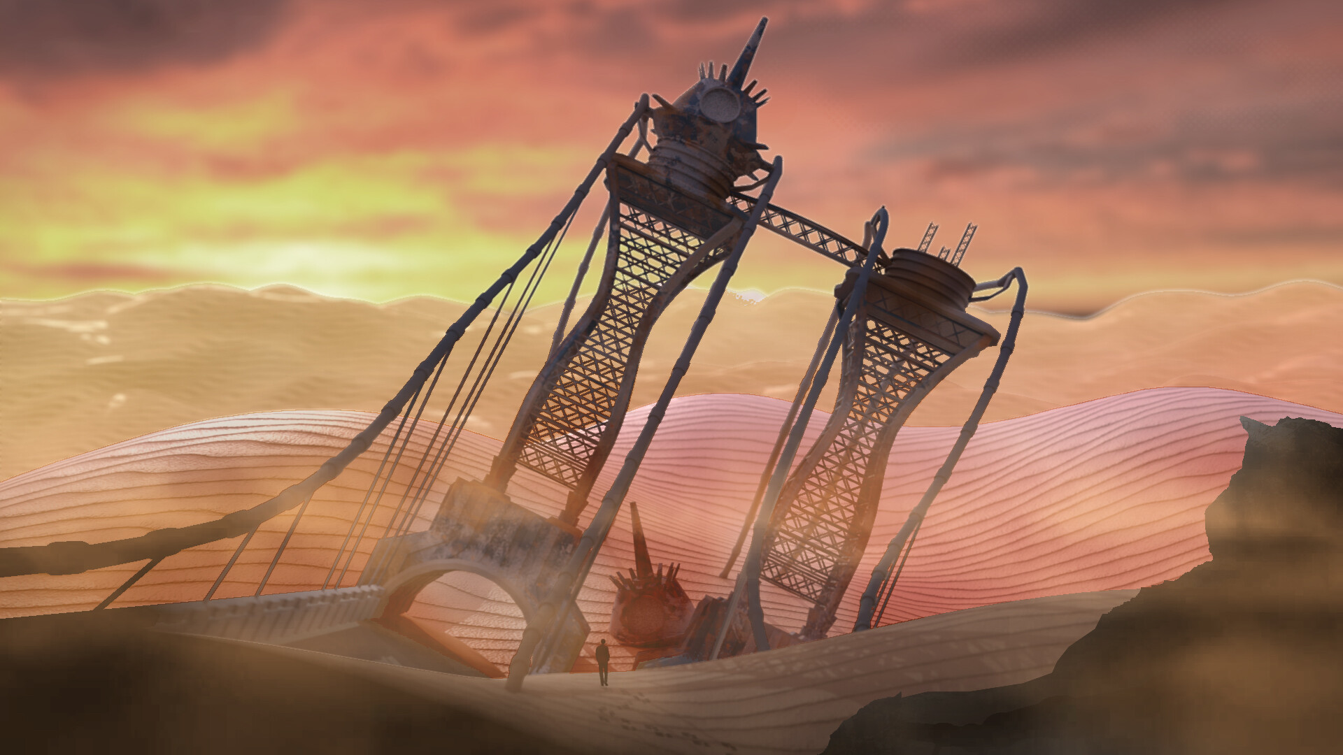 ArtStation - Post Apocolyptic Bridge