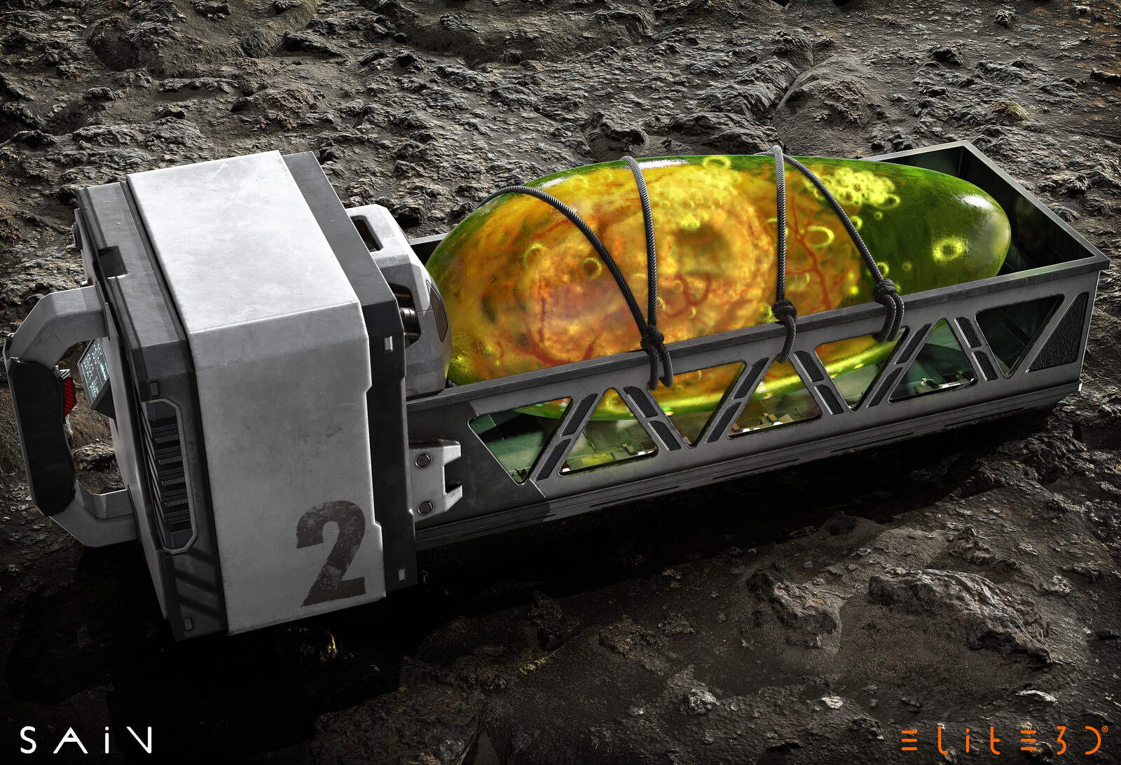 Martin Garcias Ticoulat - SAIN - Alien Storage Container