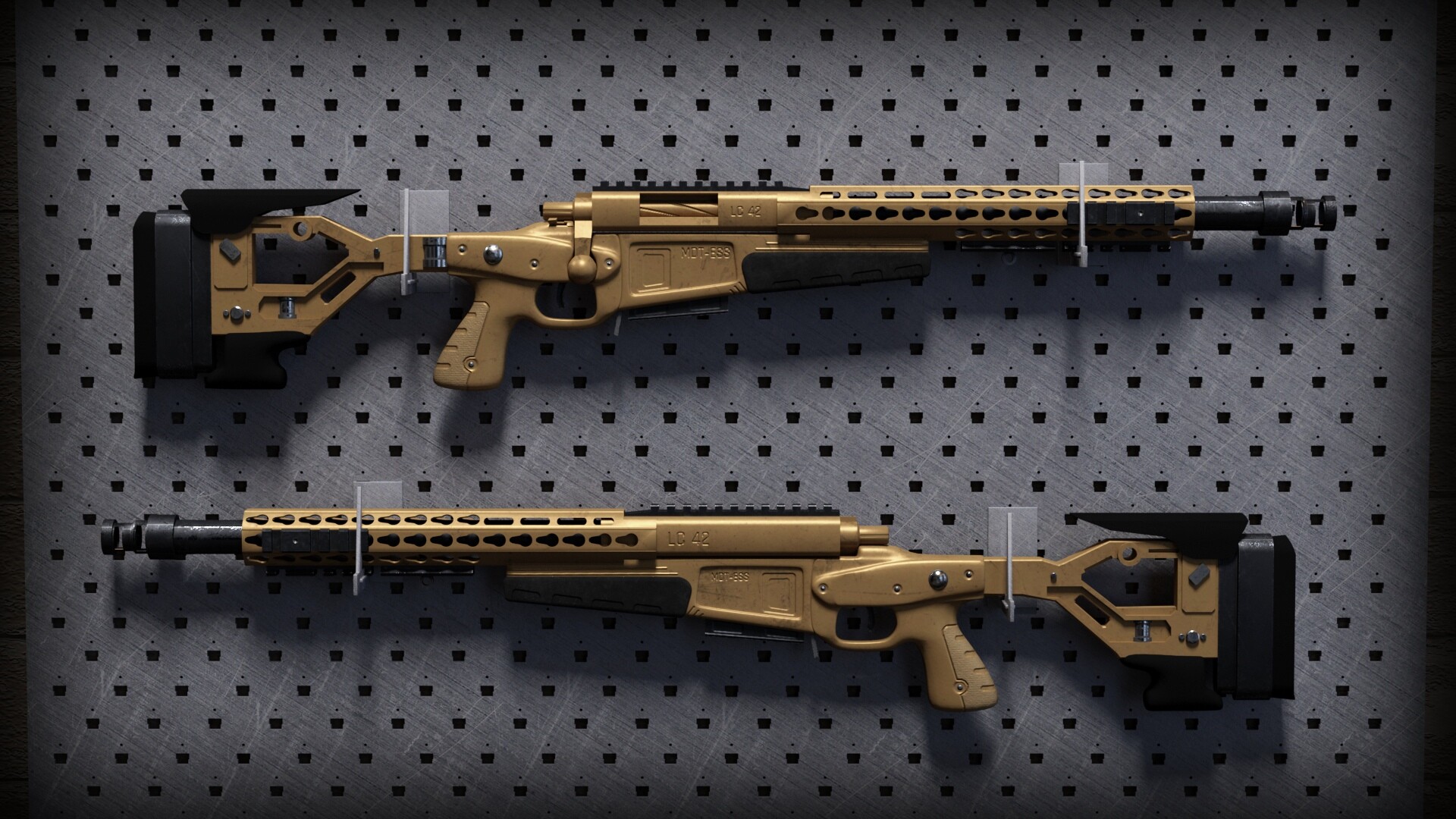 ArtStation - LC 42 Sniper Rifle