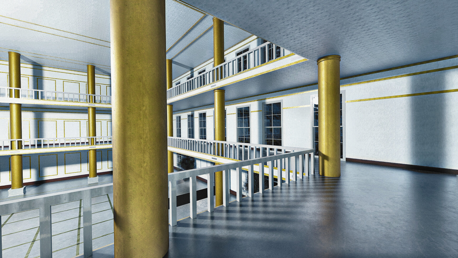 ArtStation - [MCAN] Yu-Gi-Oh GX! Obelisk Blue Dorm Entrance Hall