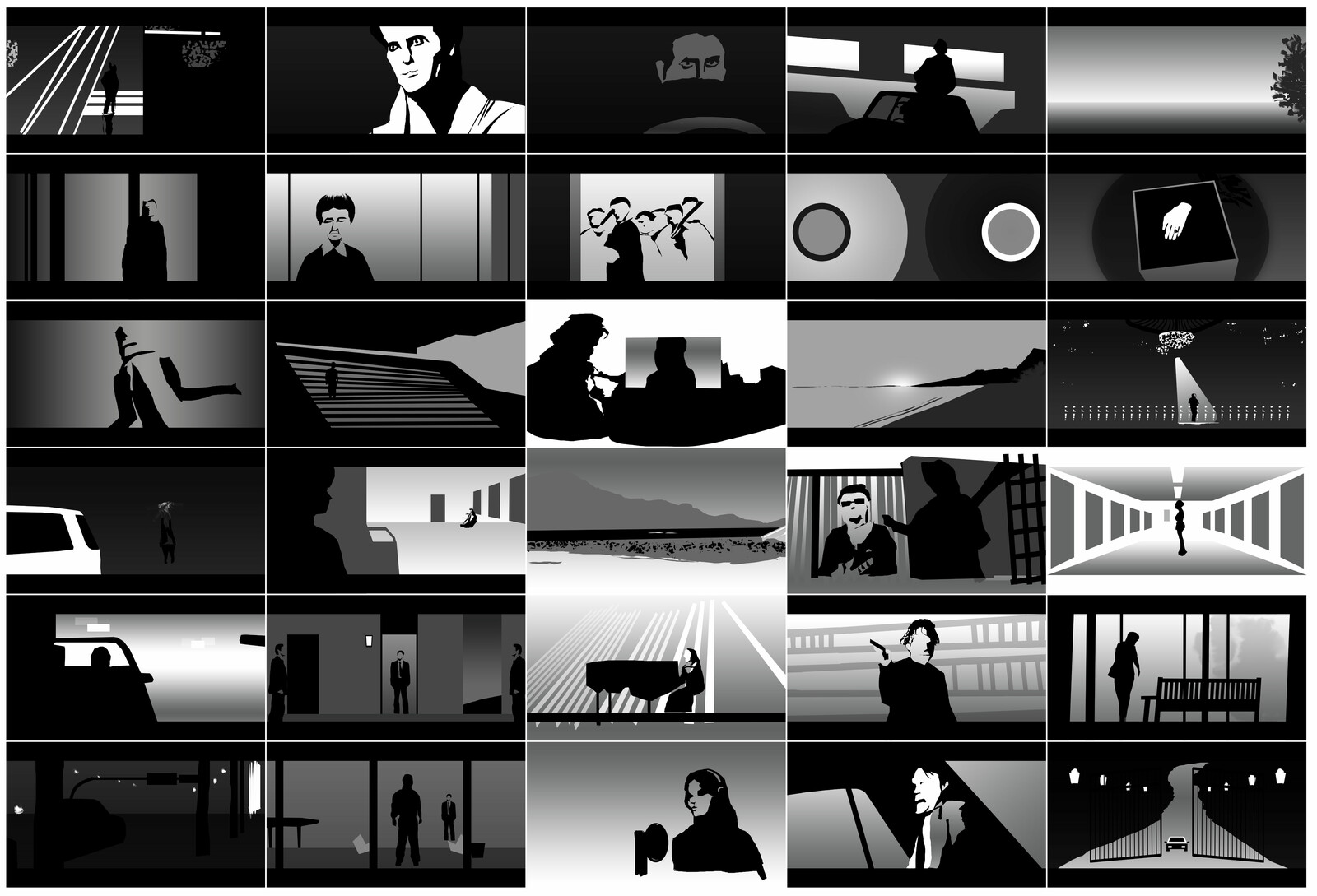 Raina Lim - Composition: Movie stills (Joker, Night Crawler etc..)