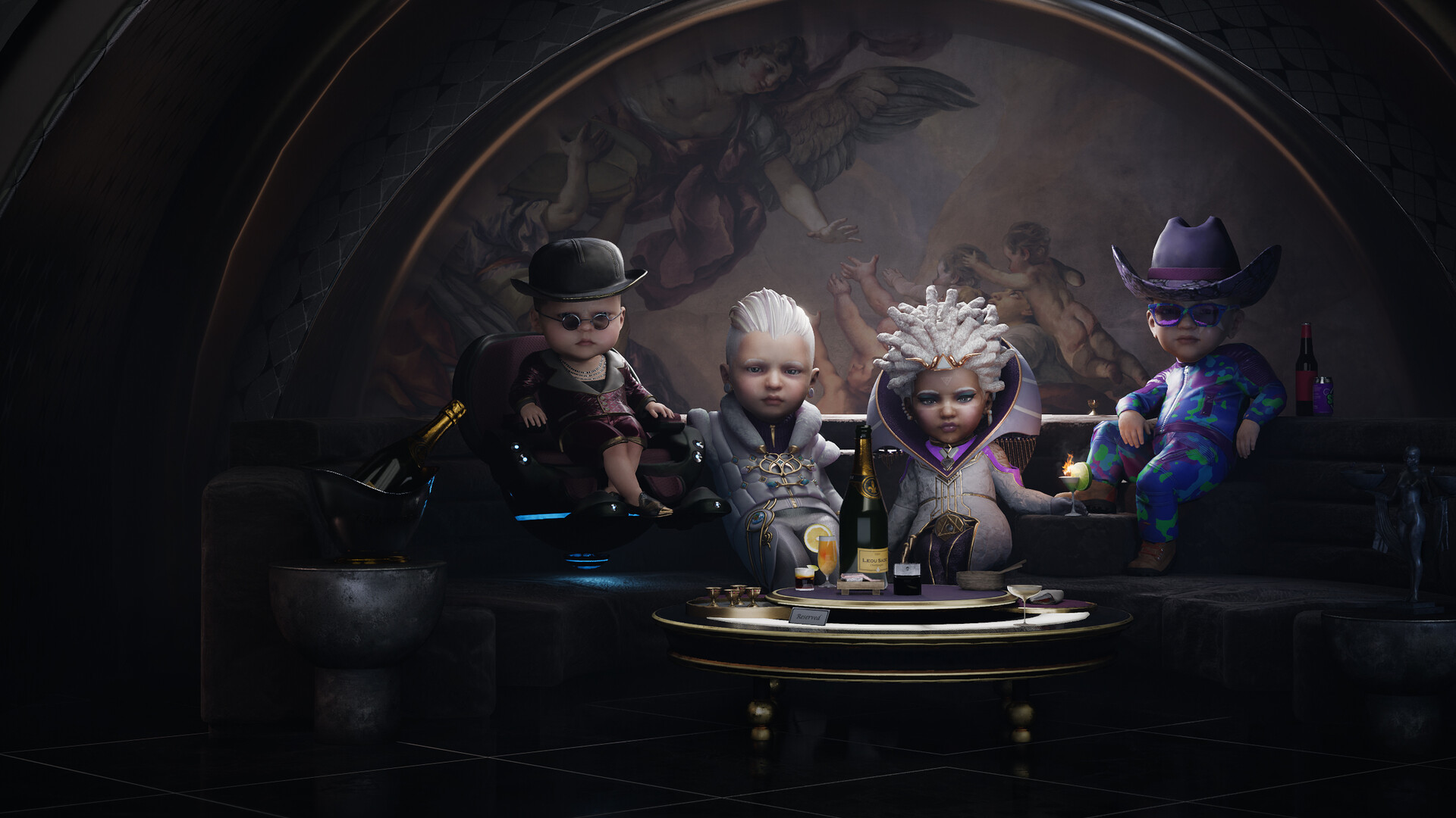 Cory Strassburger - Bebylon Story renders