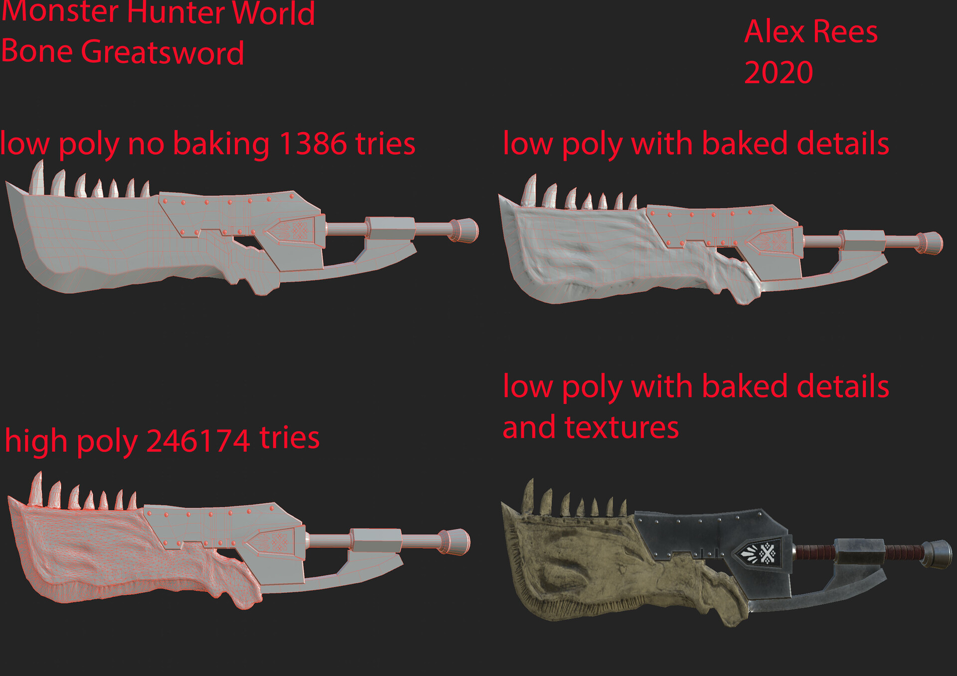 Bone Sword Monster Hunter