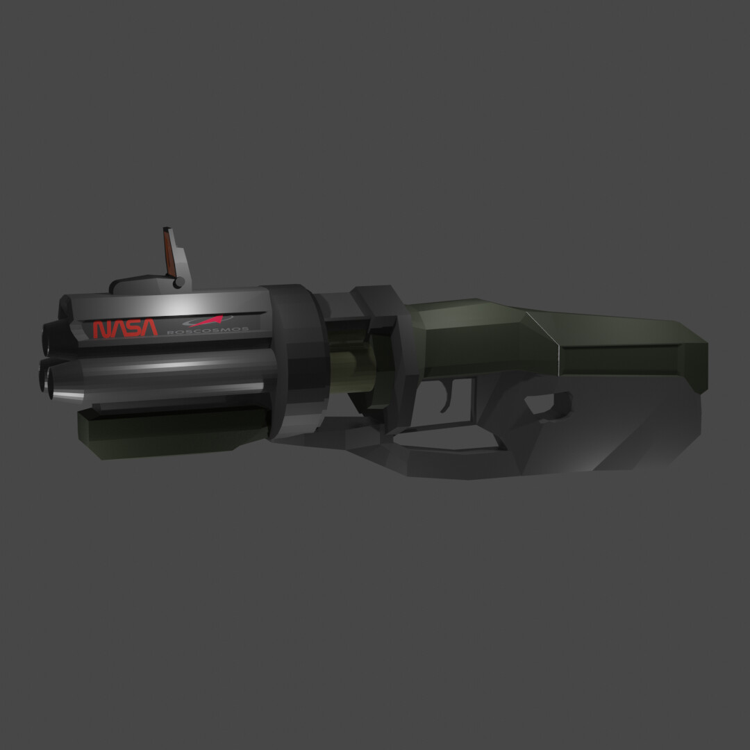 ArtStation - sci fi grenade launcher