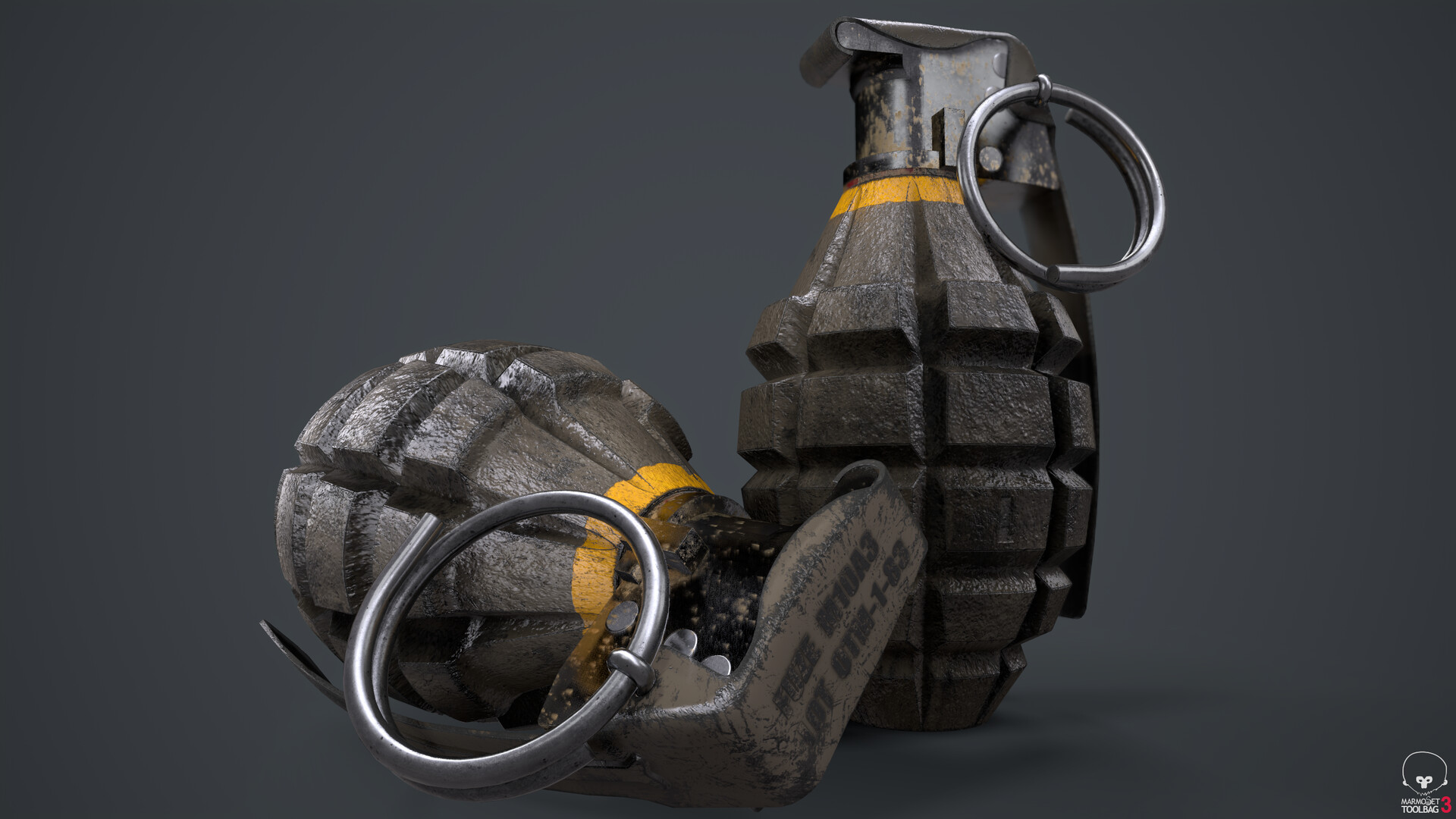 ArtStation - MK2 "Pineapple" Grenade 2019