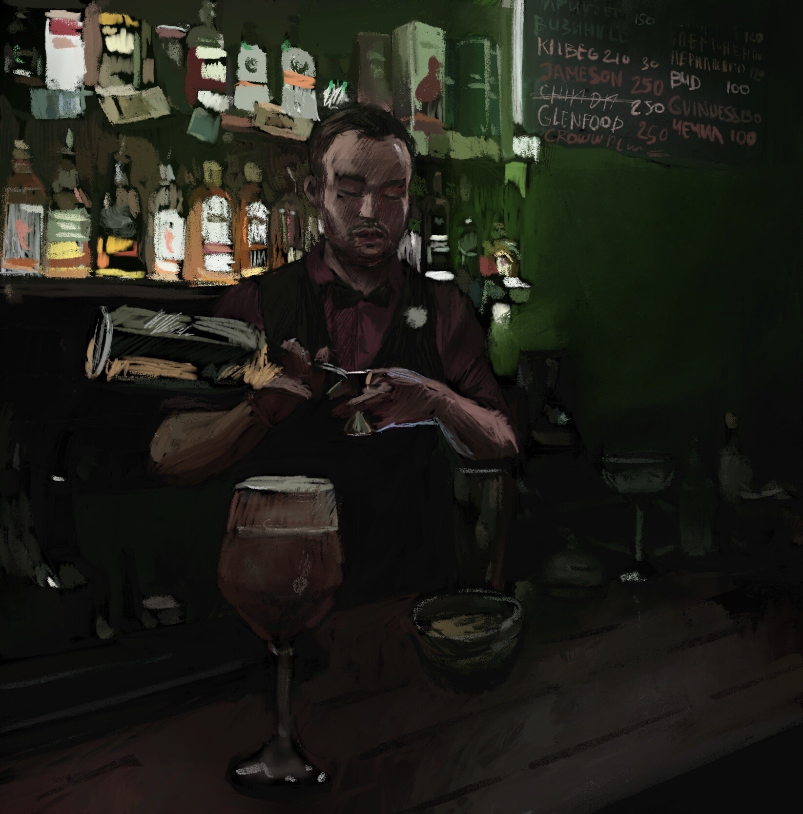 ArtStation - bartender from my city