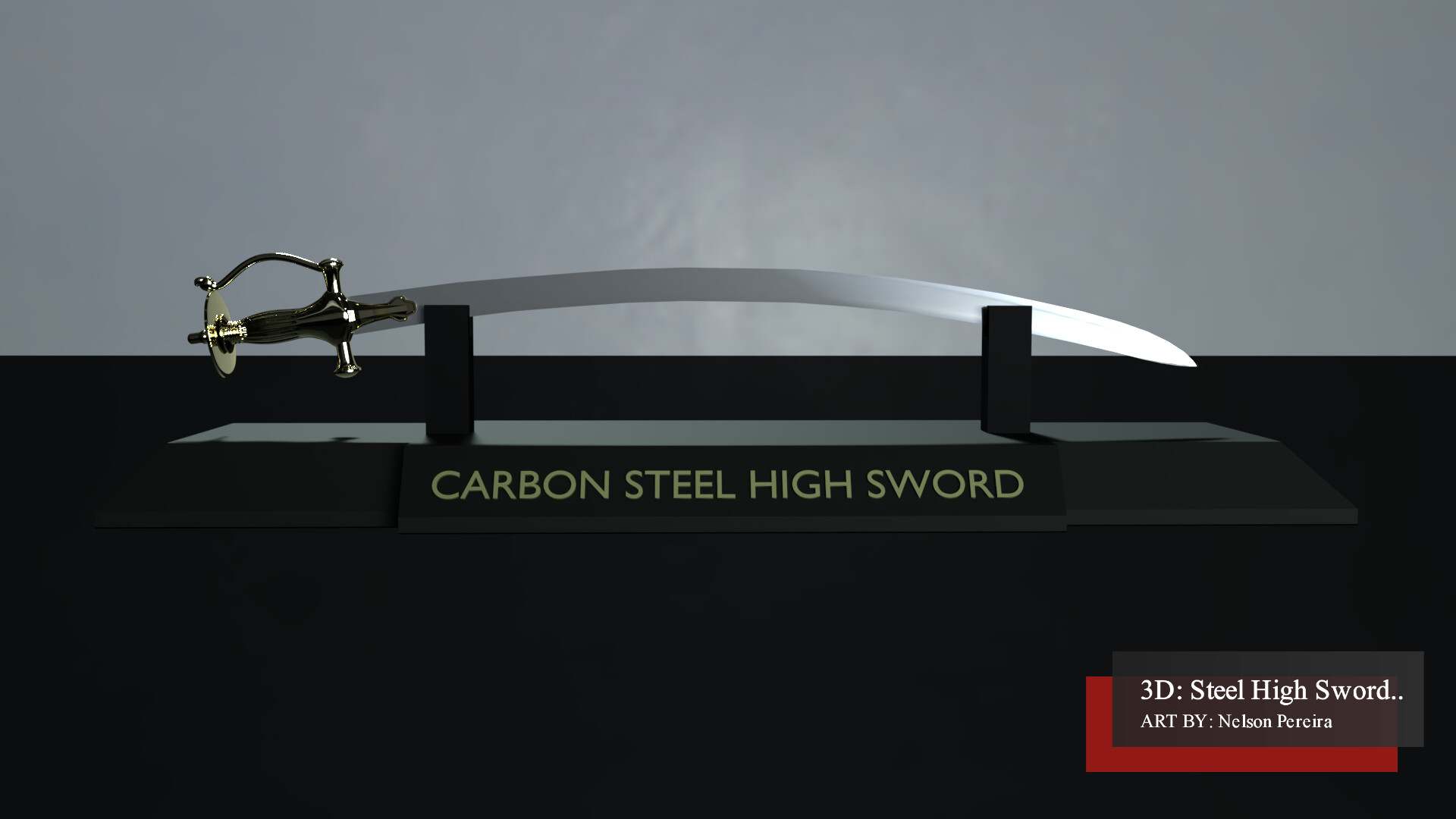 ArtStation - Carbon Steel High Sword