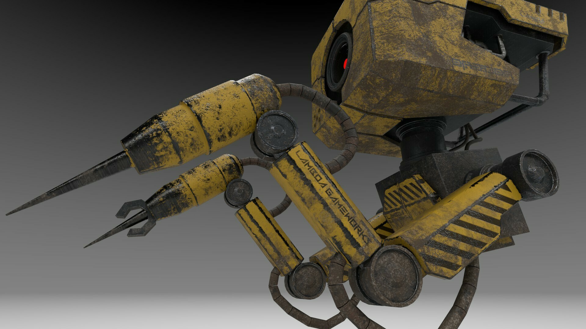 ArtStation - Sci Fi Flying Bot