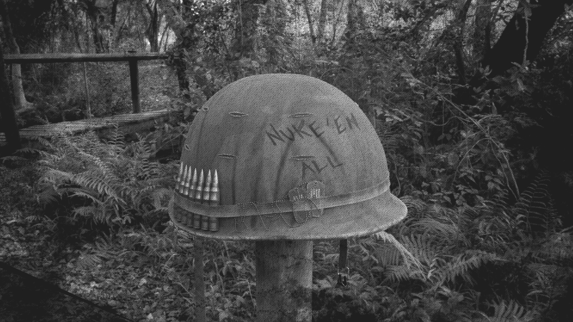 ArtStation - Vietnam War US ARMY Helmet M1