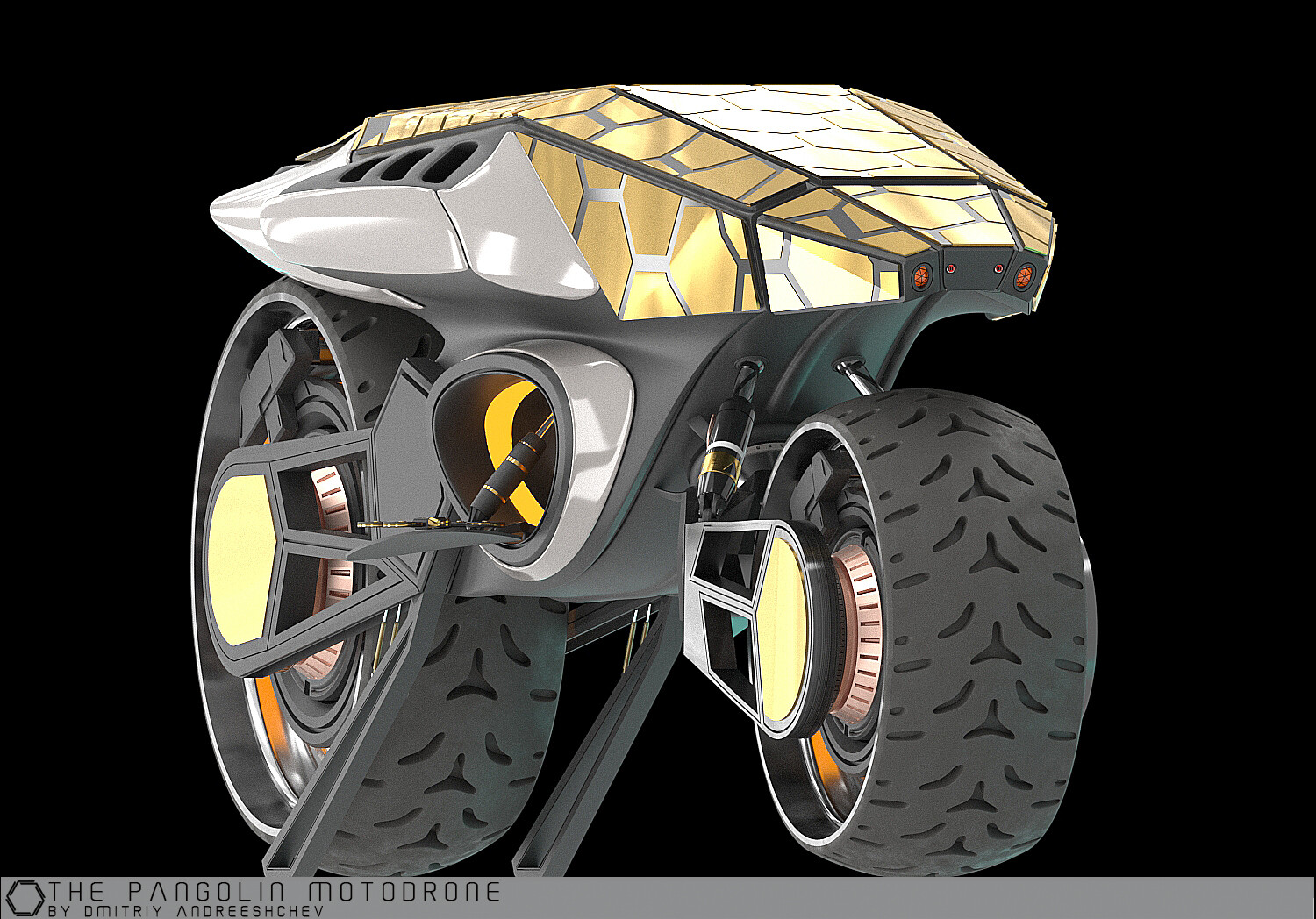 ArtStation - The Pangolin Motodrone