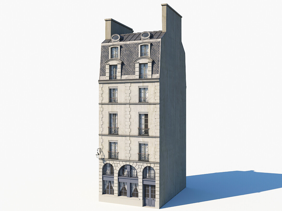 ArtStation - Parisian building
