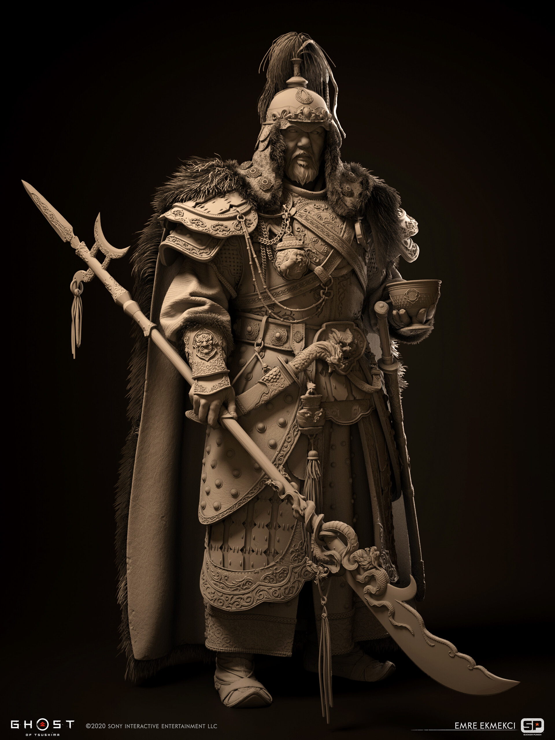 Emre Ekmekci - Ghost of Tsushima - Khotun Khan Armor