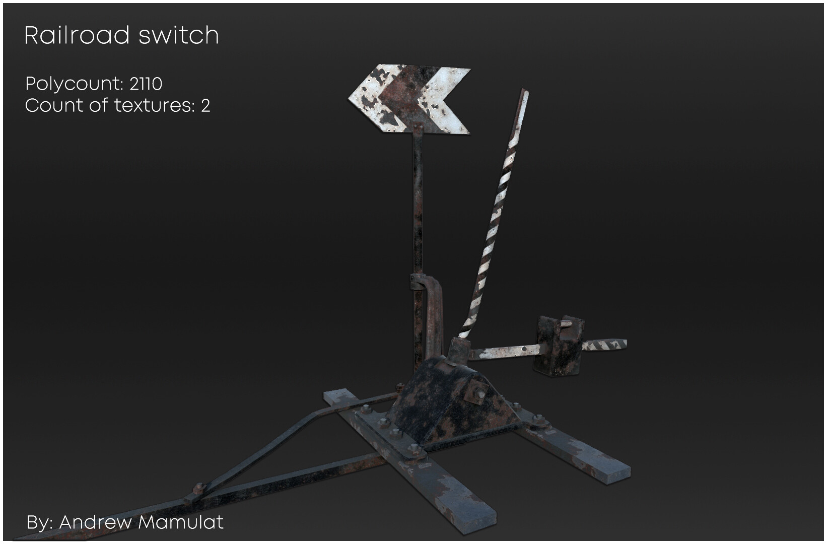 ArtStation - Railroad switch