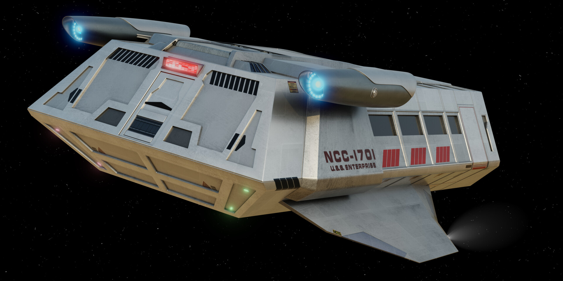 The Moderator - Star Trek 2009 Enterprise Transport Shuttle