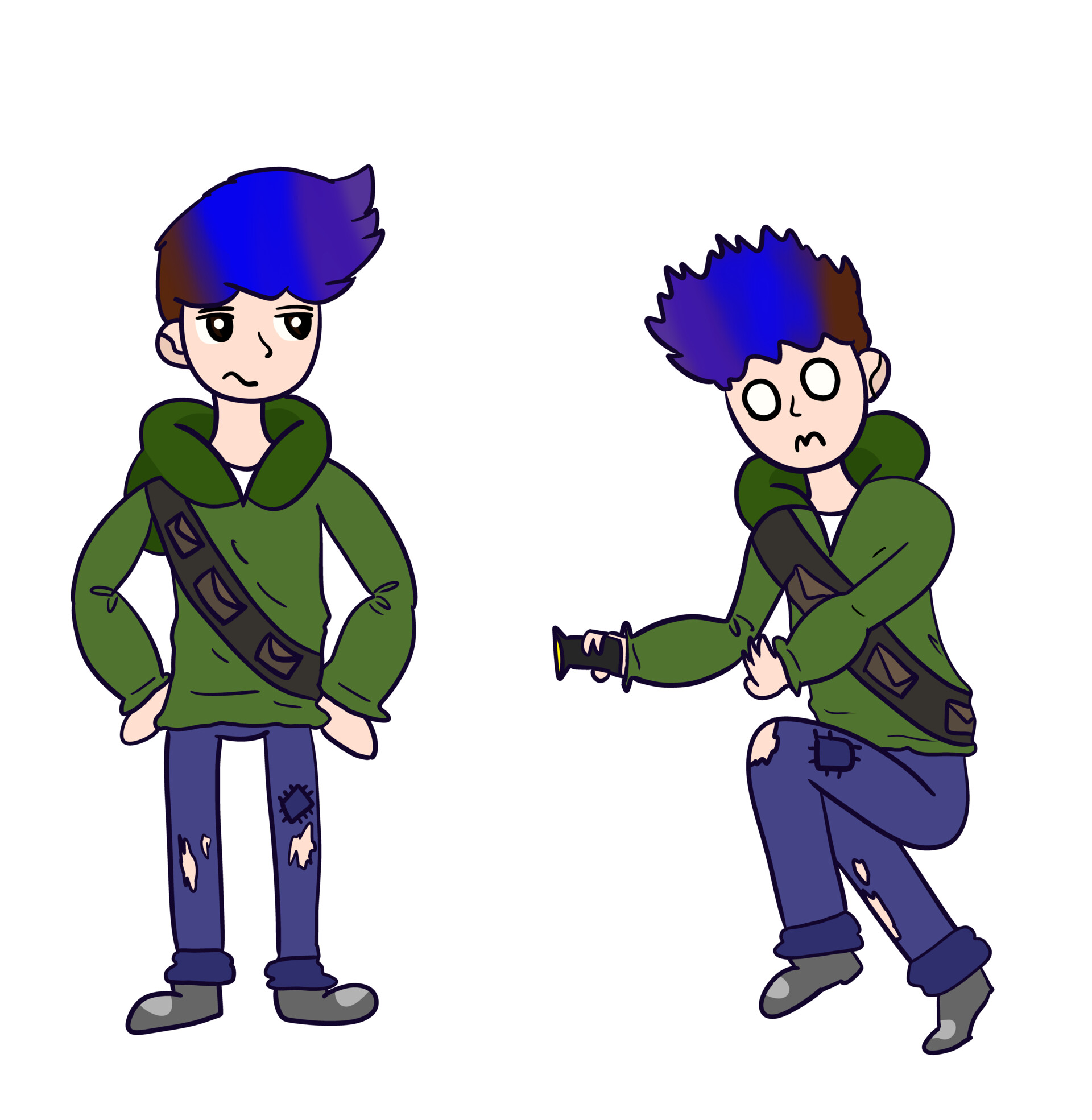 ArtStation - Spooked character