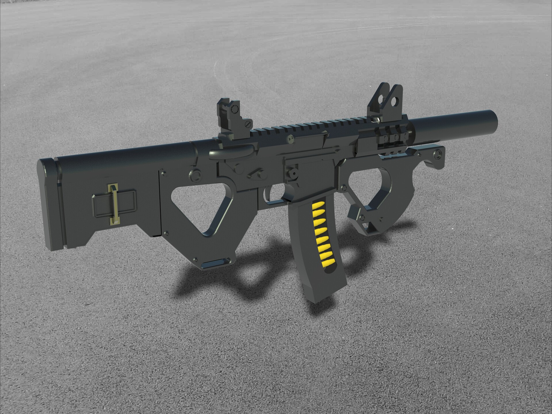 ArtStation - Good autogun weapon