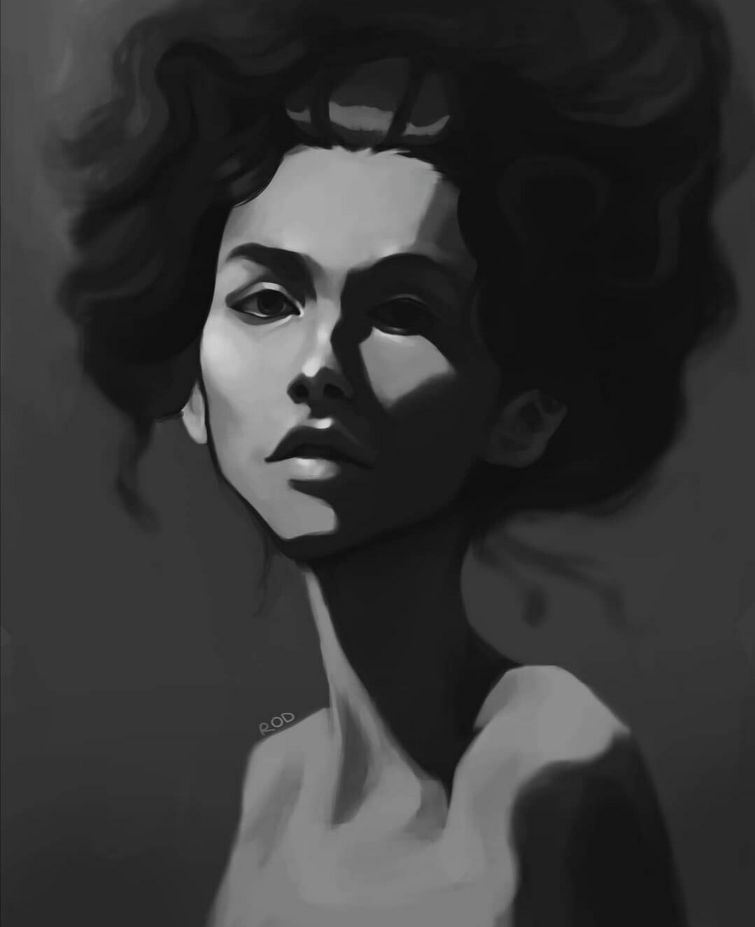 ArtStation - Black and white sketches