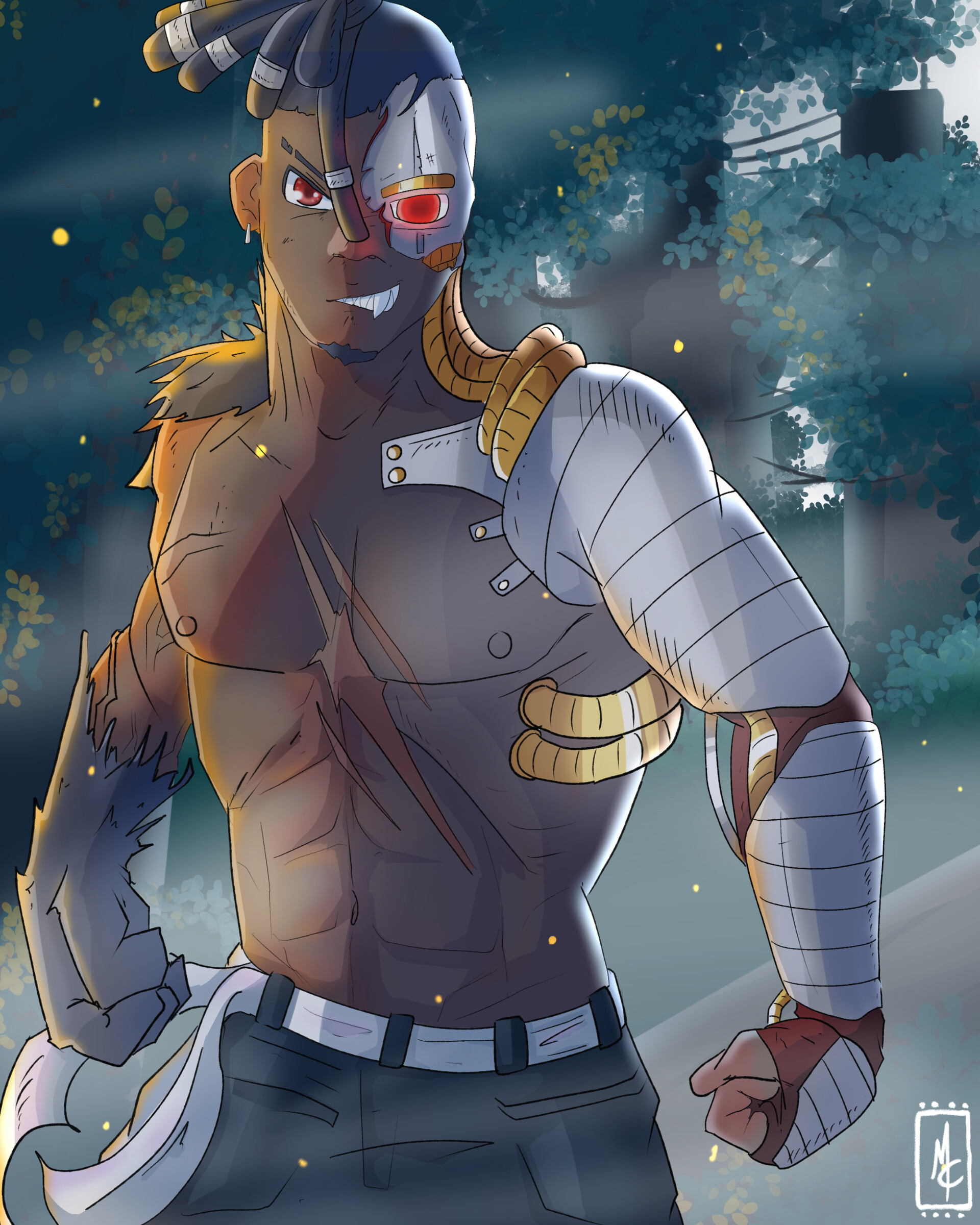 ArtStation - cyborg wolf