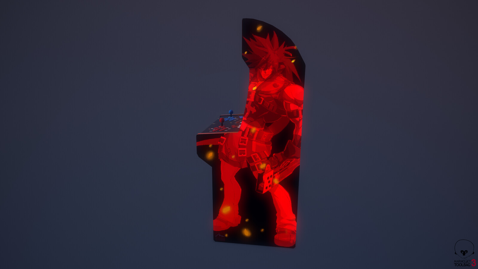 Luca Avvenire - Arcade machine - Guilty Gear xrd rev