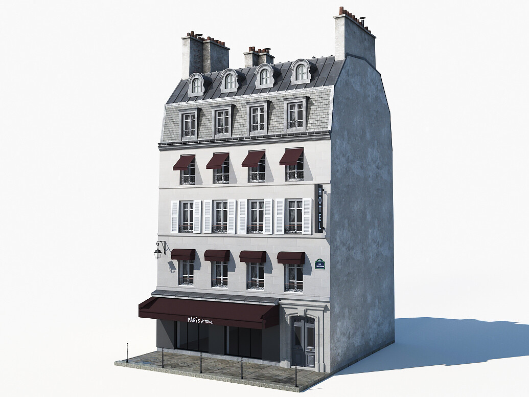 ArtStation - Parisian building