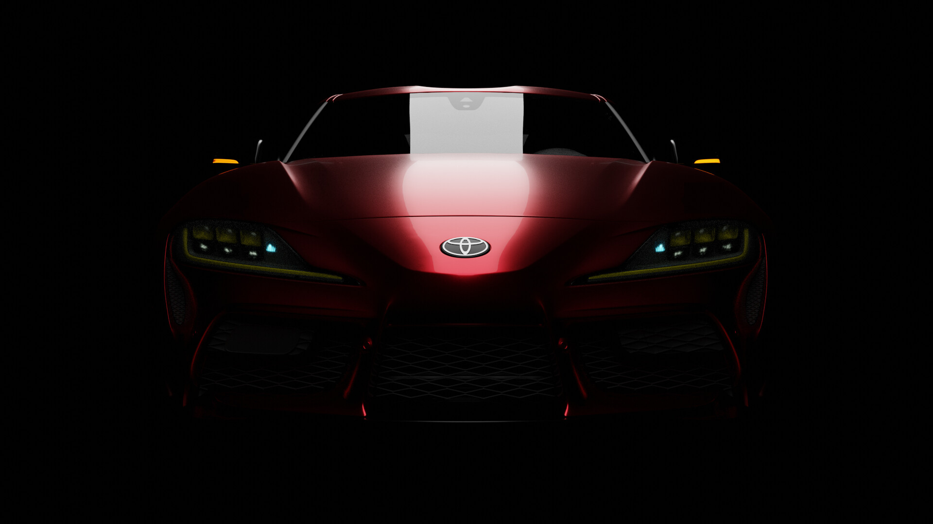 ArtStation - Toyota Supra (testing car rendering)