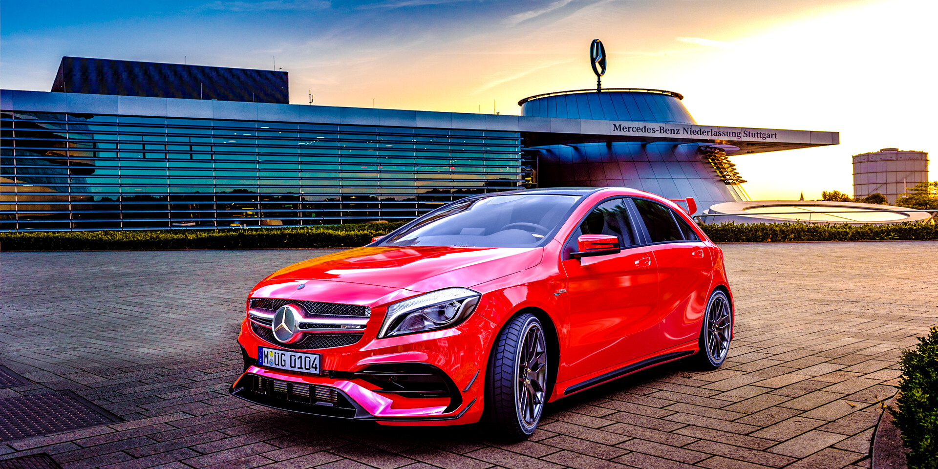 ArtStation - Mercedes-Benz_A45_AMG_2017