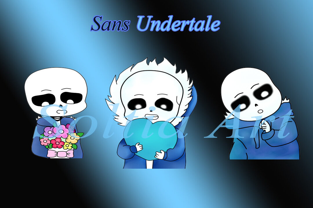 ArtStation - Emotes de Sans Undertale