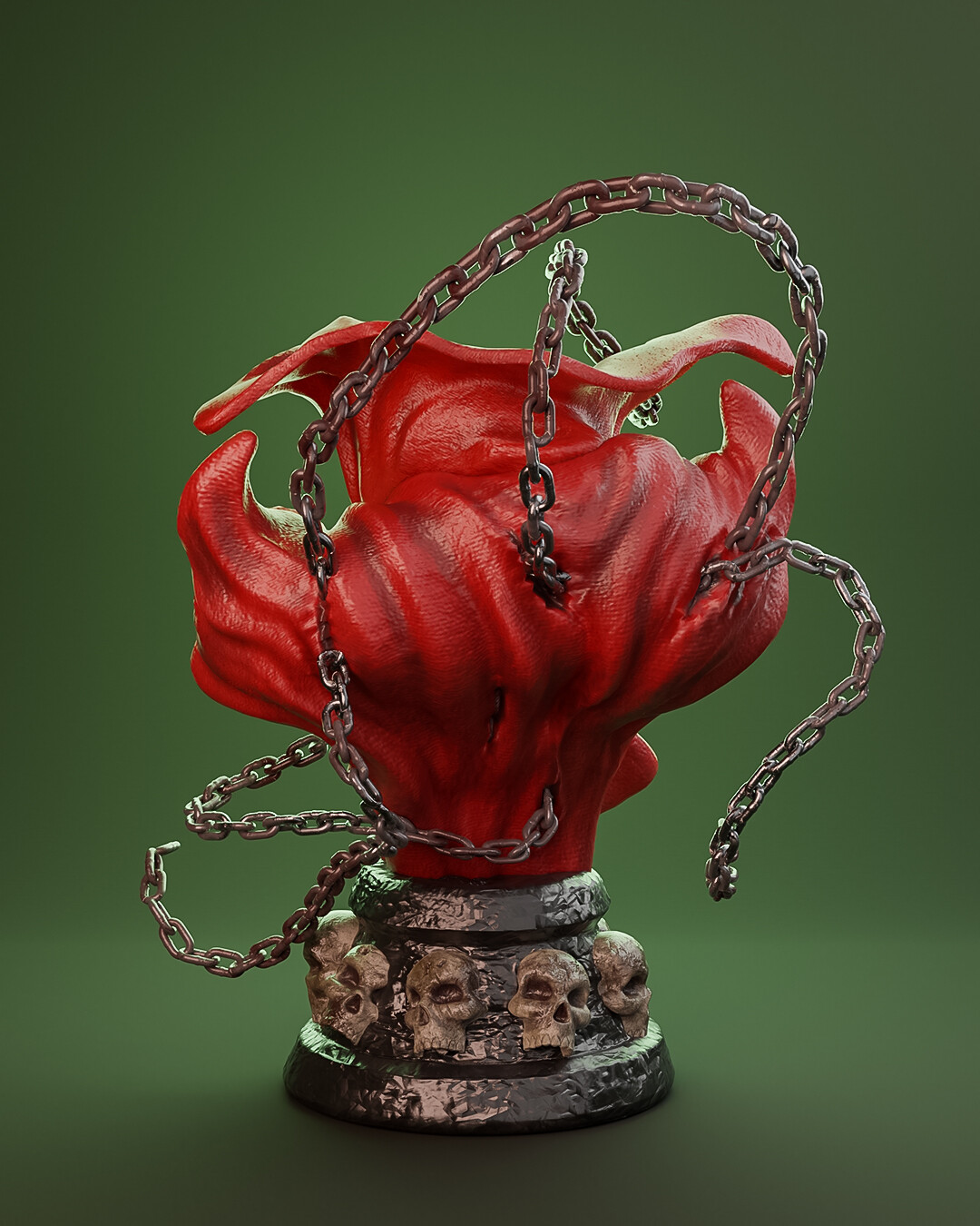 Ian Robinson - Spawn Bust (3D Print / Fan Art)