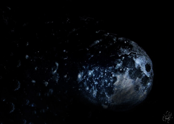 ArtStation - Breaking moon
