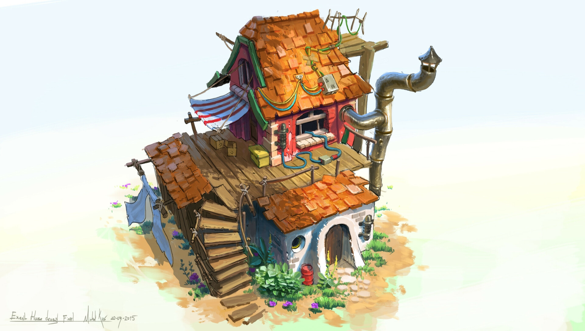 John Diodati - Stylized House - Untextured