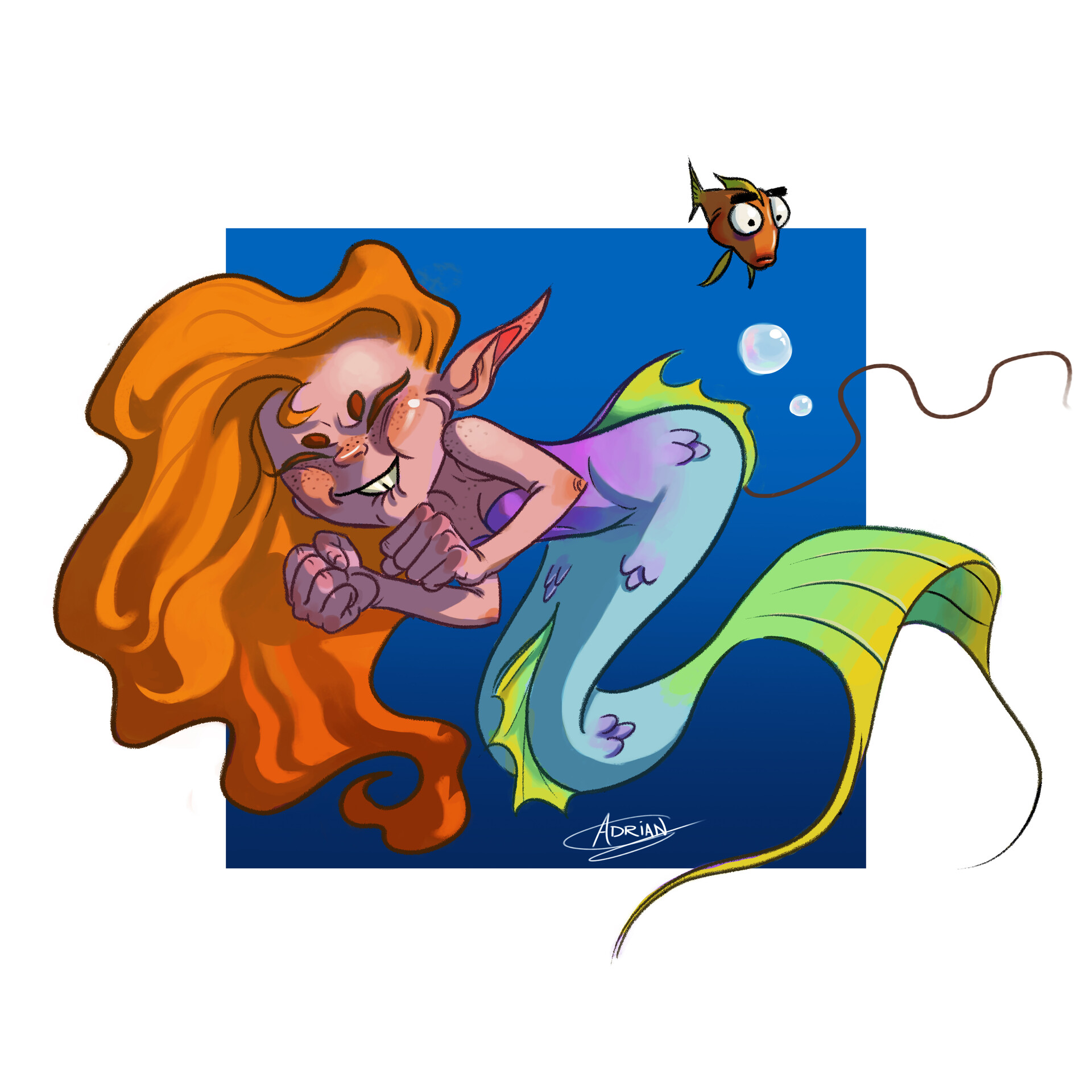 ArtStation - adorable mermaid defecating