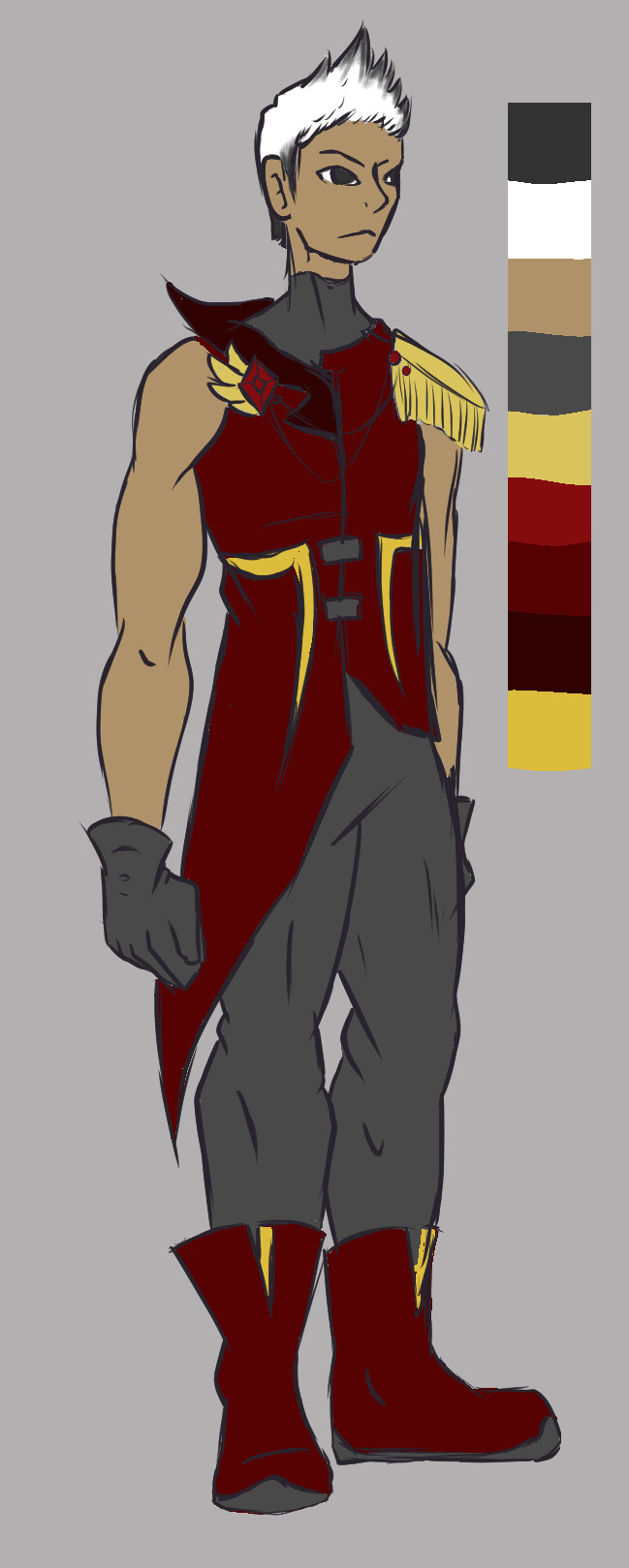 ArtStation - Red General Color