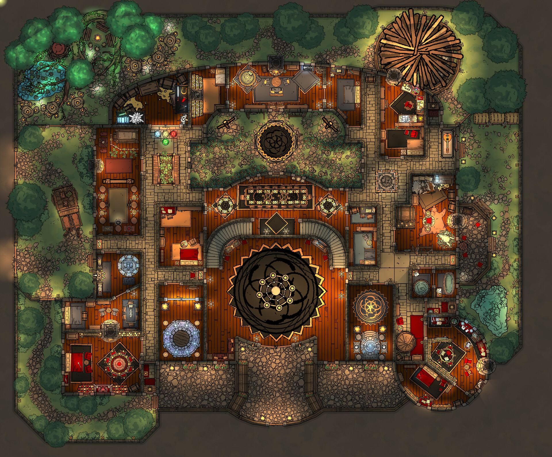 Morvold Press - Player Character Headquarters [35 x 24]