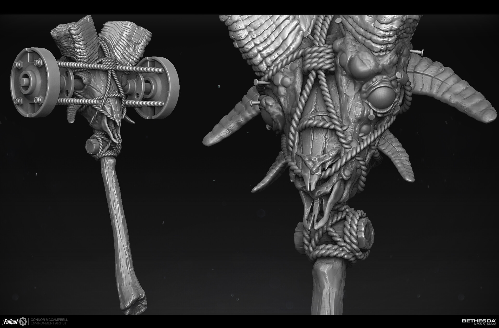 Connor McCampbell - Fallout 76 - Sheepsquatch Weapons