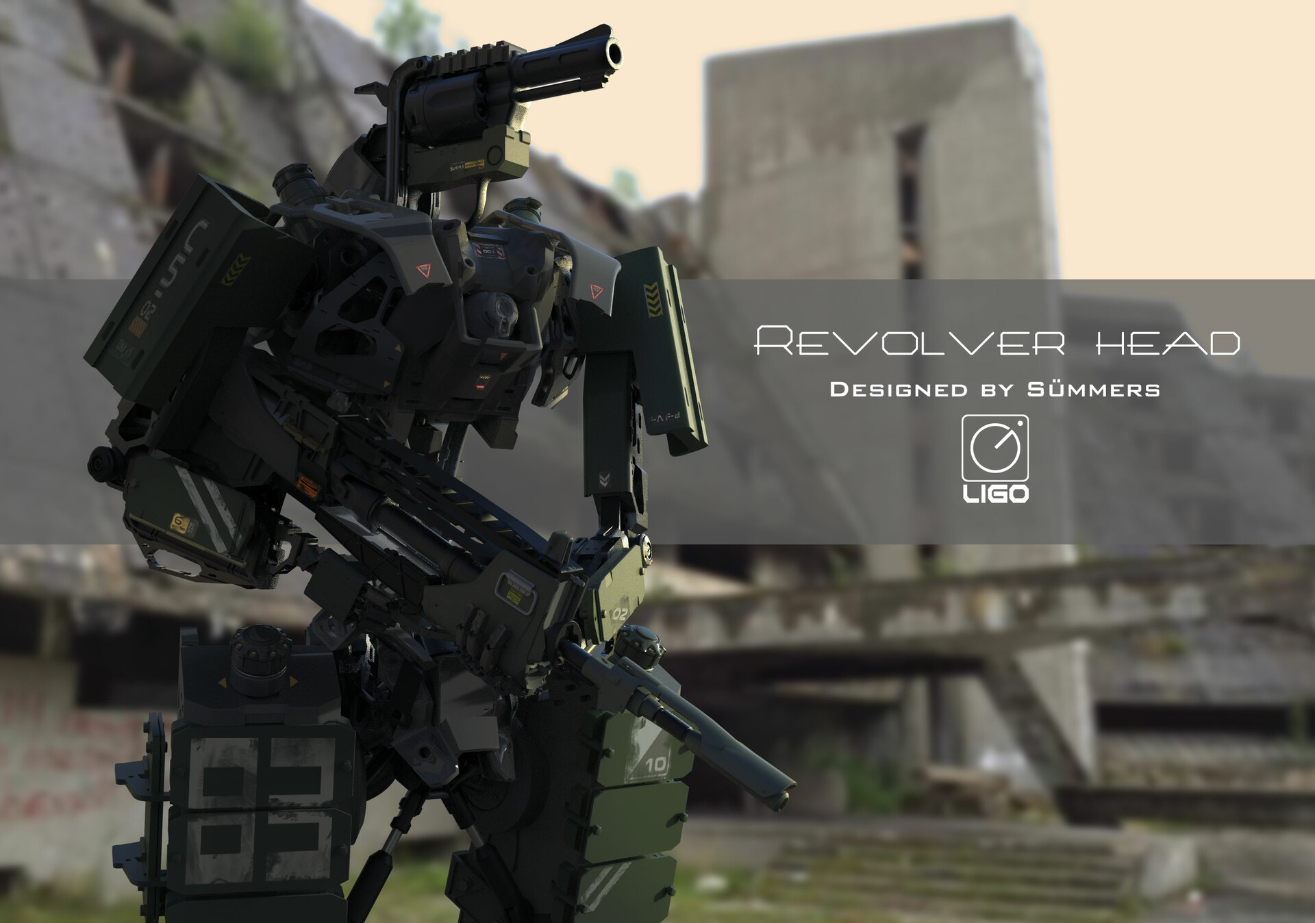 Revolver Head by Jay Li : r/ImaginaryTechnology