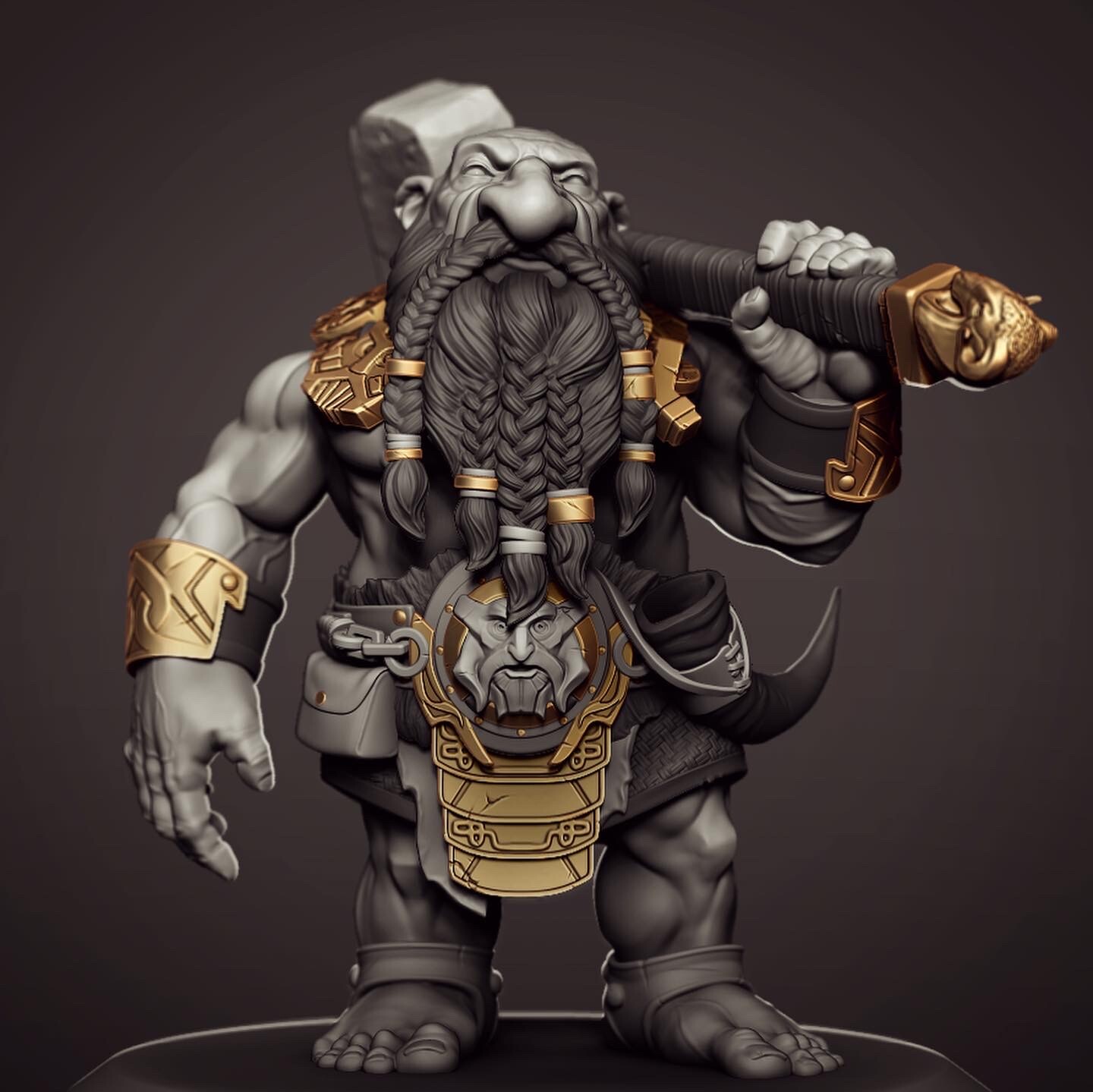 ArtStation - Dwarf Miniature Sculpts