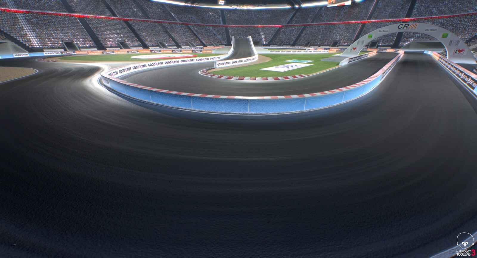OpticalDreamSoft - Stadium Race Track 3D model