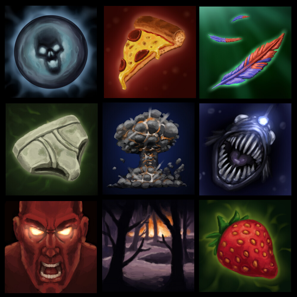 ArtStation - Icons 46 - 54