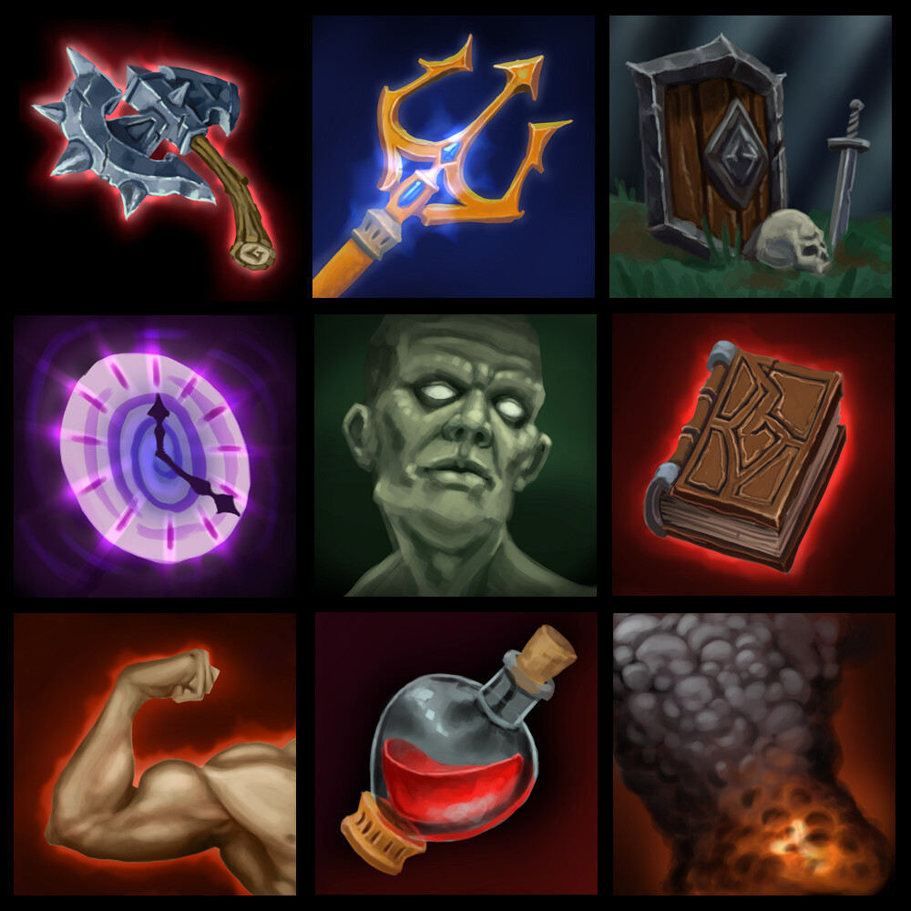 ArtStation - Icons 73 - 81
