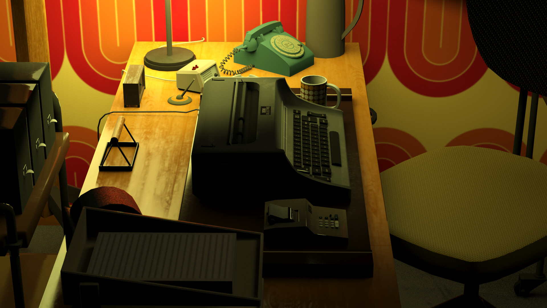 Christian Tarzia - 60s Office Environment