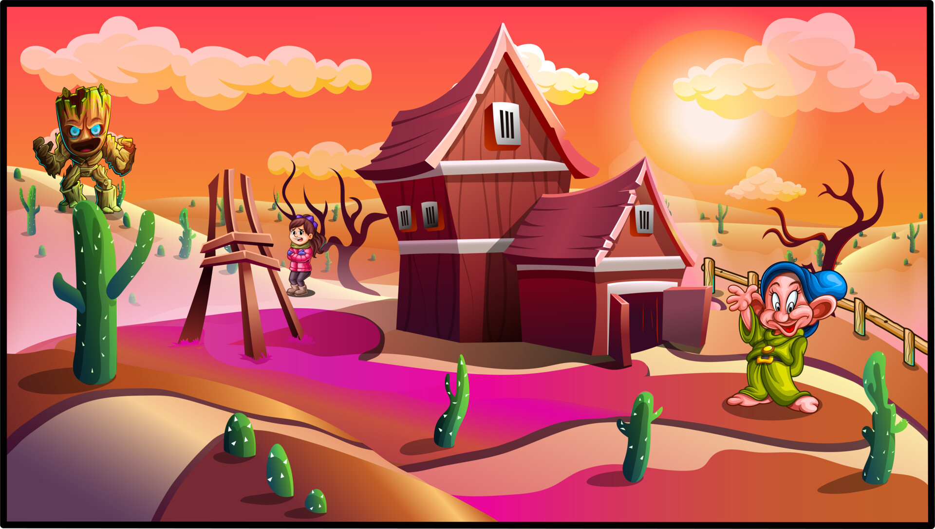 ArtStation - gaming bg work