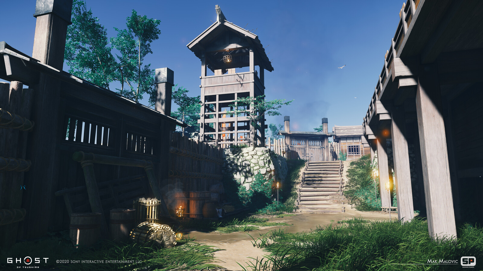 Mak Malovic - Ghost of Tsushima - Castle Kaneda