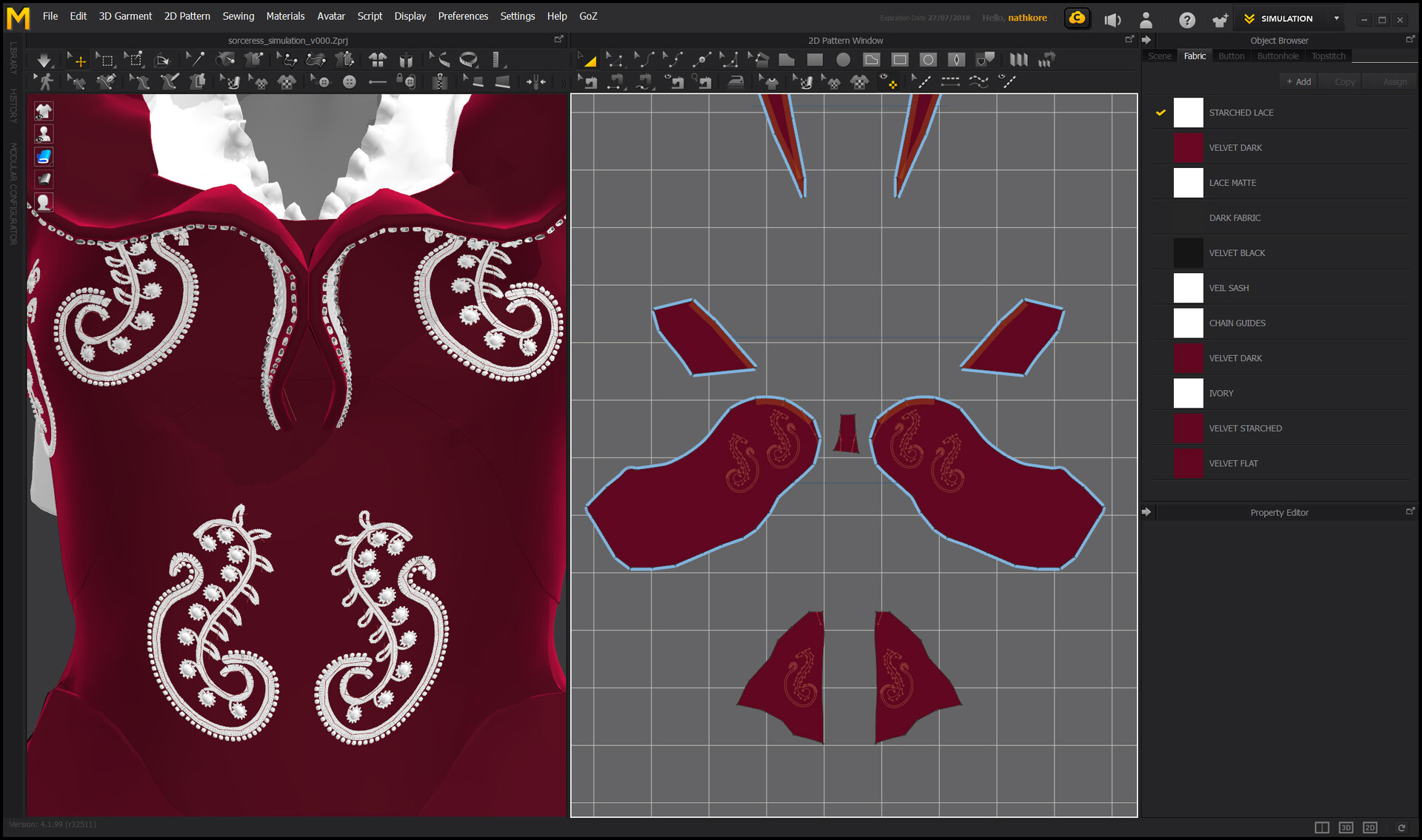 John Miller - Marvelous Designer - Cloth Simulations